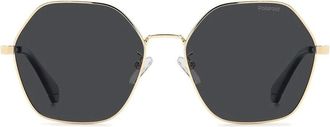 Polaroid Femme, Accessoires, Jaune, Taille: 56 MM PLD 4205/G/S/X Lunettes de soleil