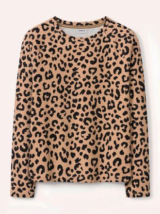 Walbusch Sweatshirt Damen Baumwollstretch Sweatshirt Rundhals Langarm, modern