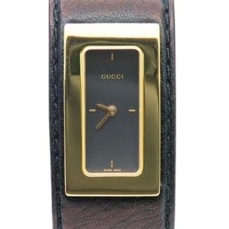 Gucci Montre Pre-owned 7800S en acier inoxydable - Femme - Pre-owned - Jaune - Taille: ONE Size