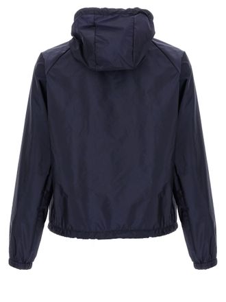 Prada Mens Blue Recycled Polyamide Jacket Clothing