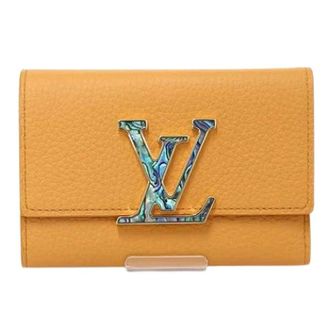 Louis Vuitton Portefeuille en cuir Pre-owned - Femme - Pre-owned - Orange - Taille: ONE Size