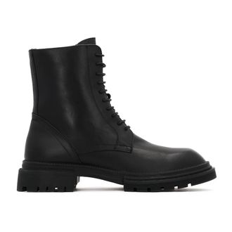 Kazar Schn&uuml;rstiefel im Milit&auml;rstil - - Shoes - Herren - Schwarzk - 39 EU