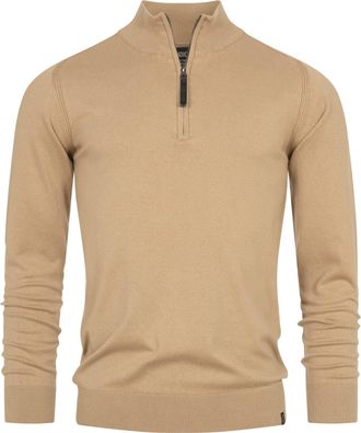 Indicode Herren Gore Pullover aus 80% Baumwolle mit Stehkragen | Strickpullover für Männer Cornstalk, XXL