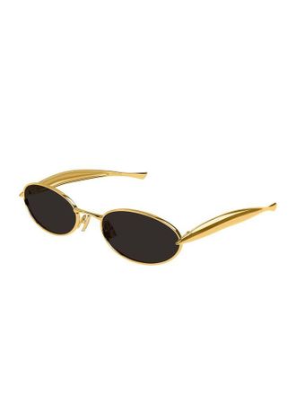 Bottega Veneta Unisex Sunglasses Metallic Metal