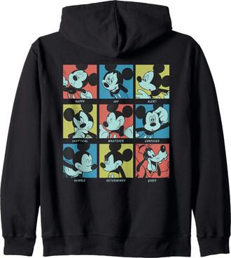 Disney Mickey Mouse and Goofy Current Mood Funny Retro Moods Kapuzenjacke