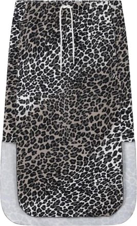 10 Days Femme, Jupes, Gris, Taille: 36 FR Soft Scuba Skirt Leopard