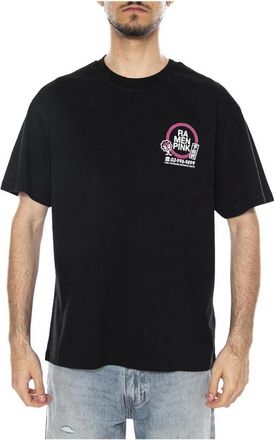Edwin Homme, Tops, Noir, Taille: S T-shirt