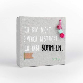 Good old Friends Good old friends GmbH Mini Leinwand Bommeln