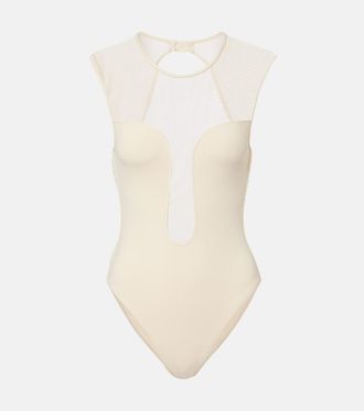 Eres Badeanzug Unique aus Jersey mit Mesh