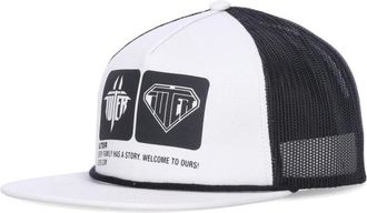 Iuter Flache Schirm Trucker Cap Wei&szlig; - - Accessories - Herren - Wei&szlig; - ONE SIZE