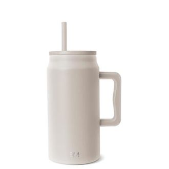 Simple Modern Gobelet Thermique avec Poign&eacute;e et Paille | Grande Carafe dEau Isol&eacute;e en Acier Inoxydable | Cadeaux pour Femmes et Hommes | Trek Collection | 1480ml | 