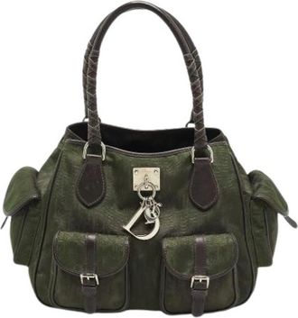 Dior Sac &agrave; main vintage Pre-owned - Femme - Pre-owned - Vert - Taille: ONE Size