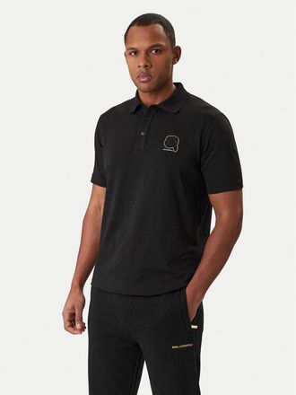Karl Lagerfeld Poloshirt 745025 561235 Schwarz Regular Fit