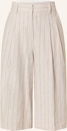 Selected Bermudas Mit Leinen beige
