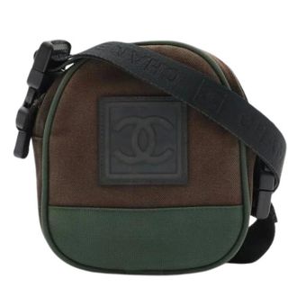 Chanel Pre-owned Vintage Nylon Fanny Pack - Femme - Pre-owned - Brun - Taille: ONE Size