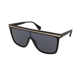 Max & Co. unisex, Accessoires, Gris, Taille: 54 MM Lunettes de soleil monobloc &agrave; effet miroir
