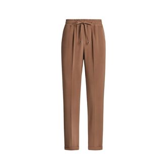Kiton Damen, Hosen, Braun, SGr&ouml;&szlig;e