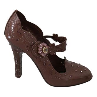 Dolce & Gabbana Femme, Chaussures, Brun, Taille: 40 EU Escarpins Cendrillon