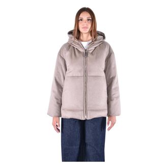 Max Mara Veste courte r&eacute;versible matelass&eacute;e - Femme - Vestes - Beige - Taille: 34 FR