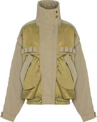 Balmain Cotton And Twill Bomber Jacket