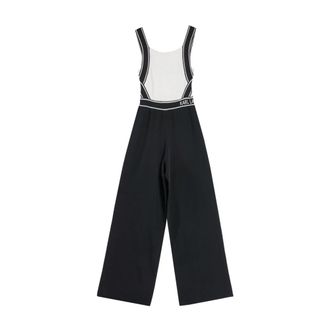Karl Lagerfeld Gestrickter Logo Jumpsuit - - Jumpsuits & Playsuits - Damen - Schwarzk - L