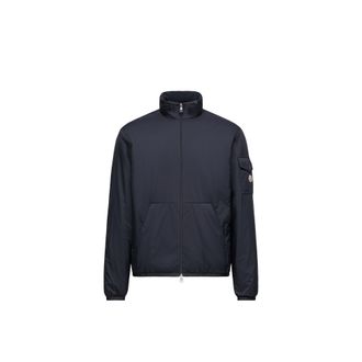 Moncler Moncler Veste Matelass&eacute;e Courte Breezes, Homme, Bleu, Taille: 0