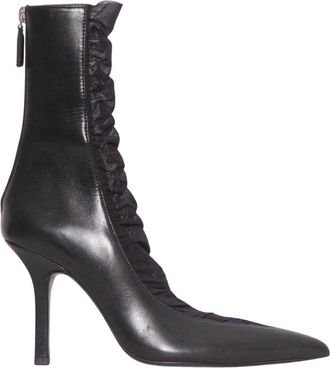 Patrizia Pepe Femme, Chaussures, Noir, Taille: 39 EU Bottines Minimal Shape Seconde Peau