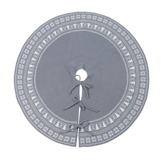 Cabilock 1 St&uuml;ck Weihnachtsbaumbodensch&uuml;rze Weihnachtsbaum Teppich Weihnachtsbaumr&ouml;cke Weihnachtsdekorationen Weihnachtsbaumbasis Gestrickt Weihnachtsrock Baum