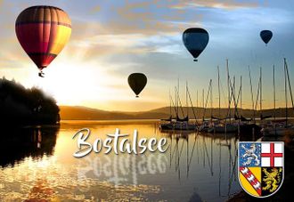 Generic Bostalsee Foto Magnet Nohfelden Saarland Stausee Souvenir