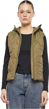 Urban Classics Tb7009-ladies Super Light Puffer Vest Gilet, Olive, S Femmes