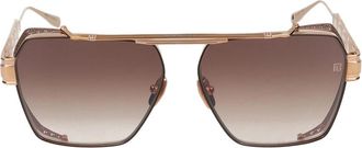 Balmain Premier Sonnenbrille - - Accessories - unisex - Braun - 60 MM