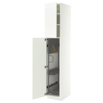IKEA METOD Hochschrank mit Putzschrankeinr