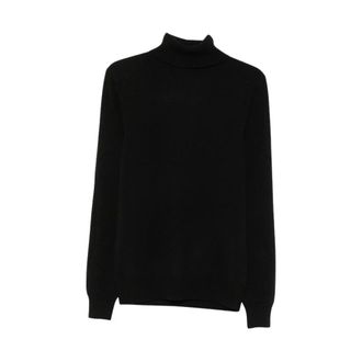 Malo Kaschmir-Rollkragenpullover - - Knitwear - Herren - Schwarzk - XL