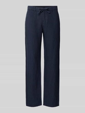 GANT Straight Fit Leinenhose mit Ges&auml;&szlig;taschen