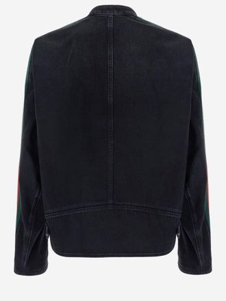 Gucci Mens Biker Jacket Cotton Black