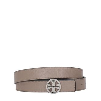 Tory Burch Double-T G&uuml;rtelschnalle - - Accessories - Damen - Grau - L