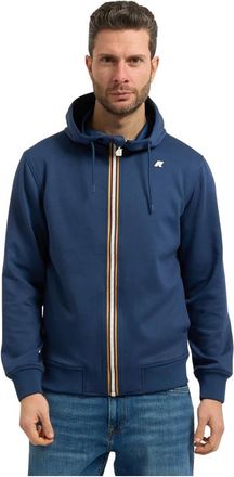 K-Way Homme, Sweatshirts et sweats &agrave; capuche, Bleu, Taille: 3XL Rainer Light Spacer Sweat &agrave; capuche