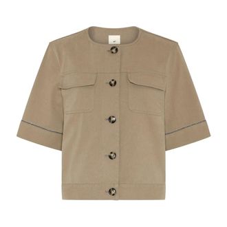 Julie Fagerholt - Heartmade Damen, Jacken, Beige, MGr&ouml;&szlig;e