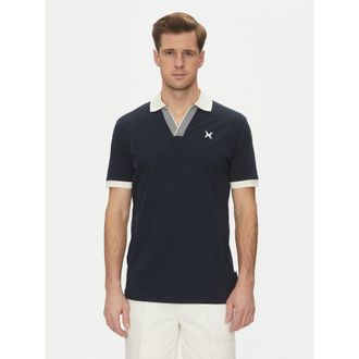 John Richmond Poloshirt UMP25168PO Dunkelblau Regular Fit