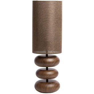 Light & Living Light&living - lampe de table - Danialo - beige marron - coton