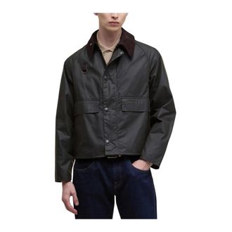 Barbour Homme, Vestes, Vert, Taille: M Spey Slim Waxed Jacket