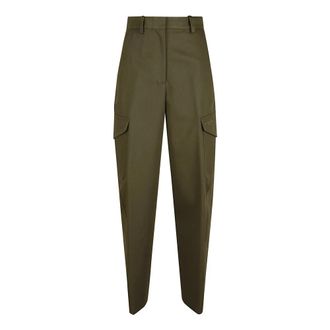 Givenchy Hochtaillierte Hose mit Cargotaschen - - Trousers - Damen - Gr&uuml;n - XS