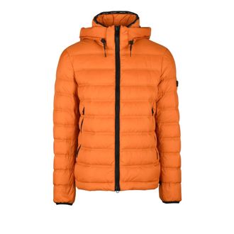 Peuterey Daunenjacke mit Rei&szlig;verschluss und Federn - - Jackets - Herren - Orange - 2XL
