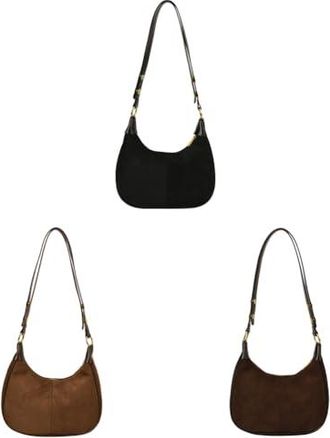 Generic Kexpery Sac &agrave; Main Femme PU Mat Sac Cabas Solide Couleur d&Eacute;paule pour Voyage, Shopping, Usage Quotidien