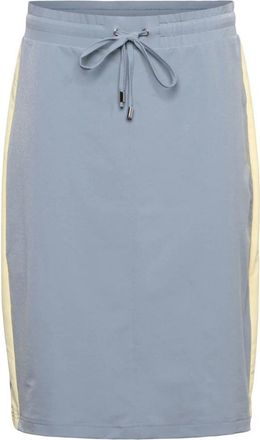 &Co Woman Basic Rock mit Kontrastpaspelierung - - Skirts - Damen - Blau - 2XL