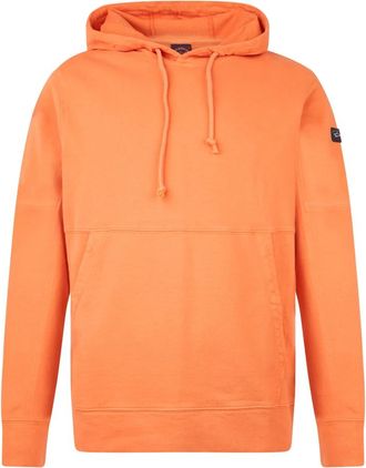 Paul & Shark Homme, Sweatshirts et sweats &agrave; capuche, Orange, Taille: 4XL Sweat &agrave; capuche confortable et tendance