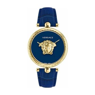 Versace Femme, Accessoires, Bleu, Taille: ONE Size Montre Palazzo