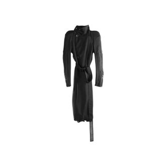 Rick Owens Femme, Manteaux, Noir, Taille: 40 FR Trench Manteaux