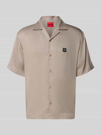 HUGO BOSS Relaxed Fit Freizeithemd aus reinem Lyocell Modell ESPINO