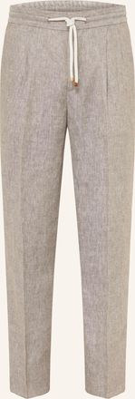 Brunello Cucinelli Brunello Cucinelli Chino Regular Fit Mit Leinen braun